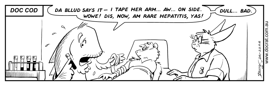 Doc Cod 6 – Doc Rat – A daily comic strip by Jenner