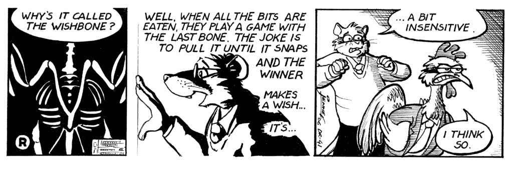 Wishbone not funny bone – Doc Rat – A daily comic strip by Jenner