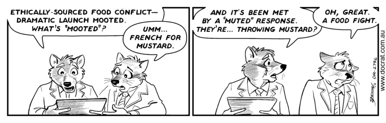 A mustered mustard masthead must admit – Doc Rat – A daily comic strip ...