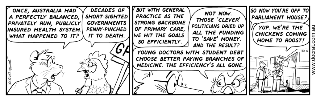 Chickens coming home to roost – Doc Rat – A daily comic strip by Jenner