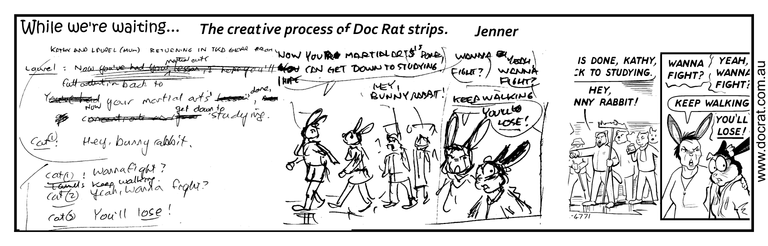 Rat Pause 2025 13 – Doc Rat – A daily comic strip by Jenner