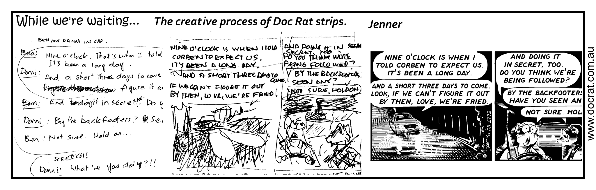 Rat Pause 2025 14 – Doc Rat – A daily comic strip by Jenner